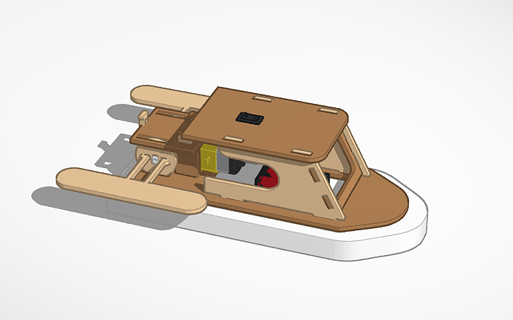 3d Design Boat Tinkercad