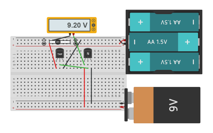 Circuit Design Temperature Sensor Circuit 2 Tinkercad