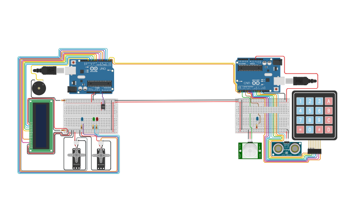 Circuit design Copy of Smart Home - Tinkercad
