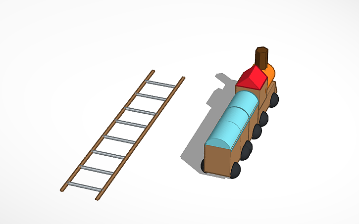 3d Design Train Tinkercad 