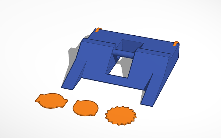 3D design Vertical Spinner Battlebot - Tinkercad