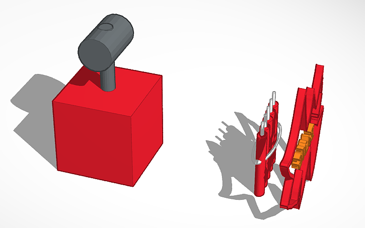 3D design explosion - Tinkercad