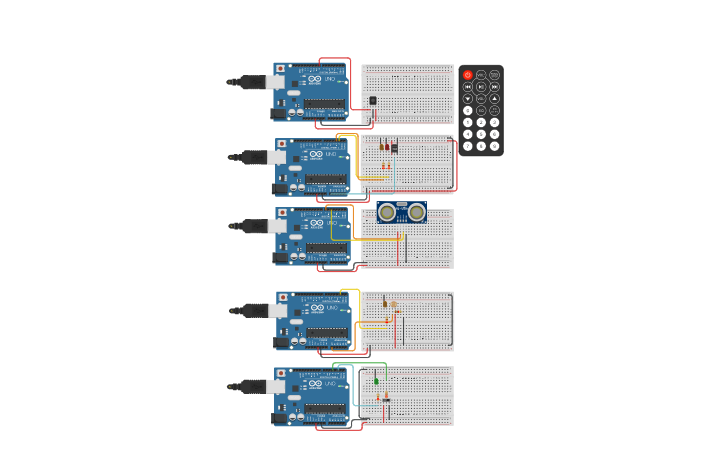Circuit Design Capteurs Tinkercad