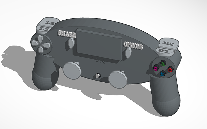 3D design ps4 kolu | Tinkercad