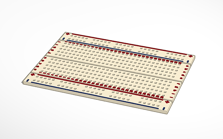 3d Design Breadboard Tinkercad