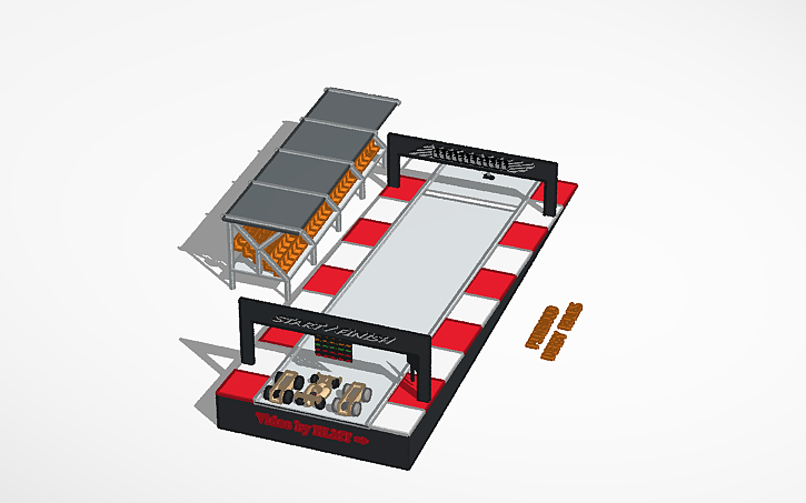3D design Pinewood Derby (working engine) - Tinkercad