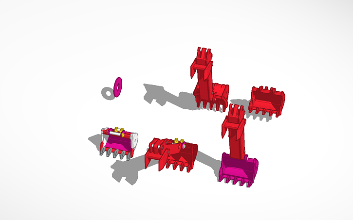 3D design Bucket EC 1000 | Tinkercad