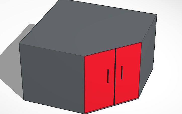 3D design Kitchen Cabinet Corner - Tinkercad