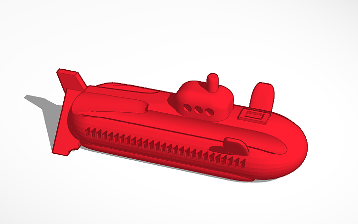 3D design Submarine | Tinkercad