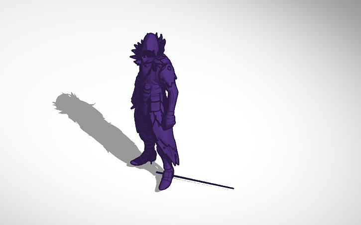 3D design Fortnite Raven - Tinkercad