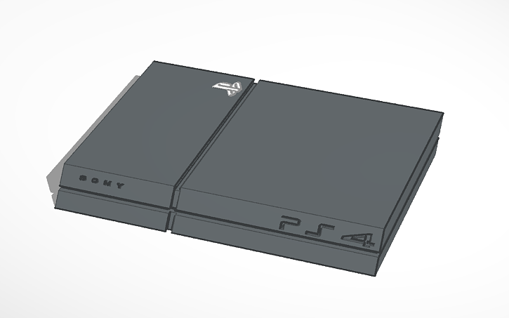 3D design PS4 | Tinkercad