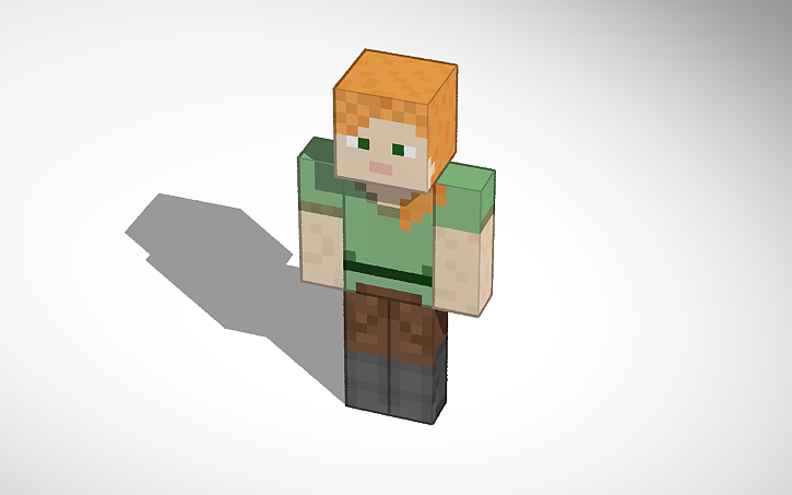 3D design Minecraft Alex | Tinkercad