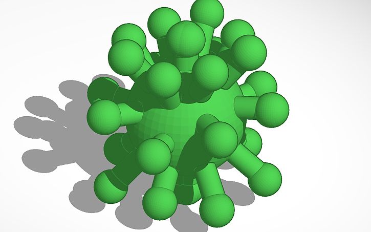 3D design Covid 19 - Tinkercad