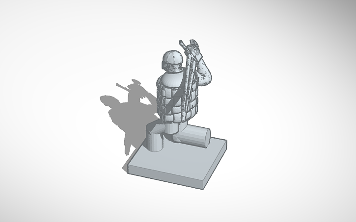 3D design Terracota Warrior-Ethan(1) - Tinkercad