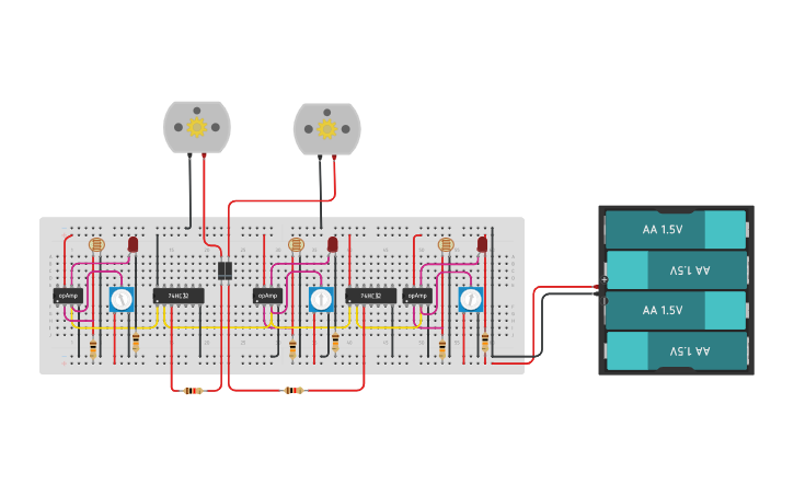 Circuit design light sensor - Tinkercad