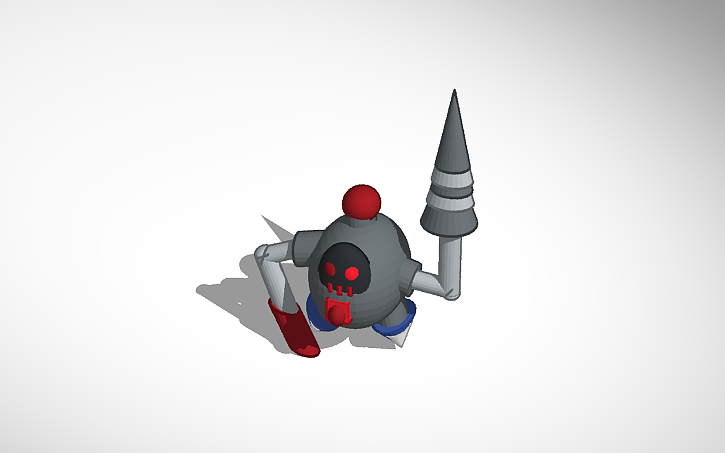 3D design Explosive Death Bot - Tinkercad