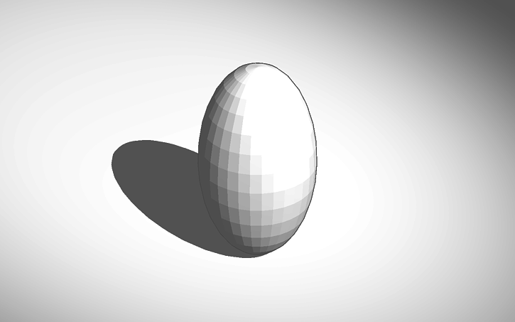 3D design Crystal Oval - Tinkercad