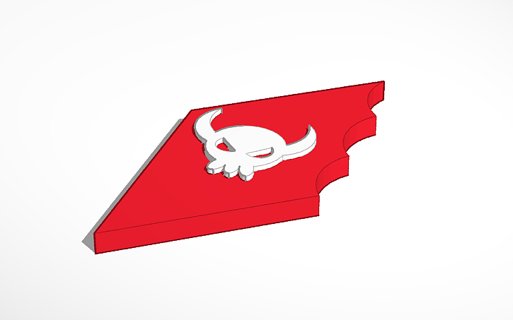 3D design Toothless' Tail - Tinkercad