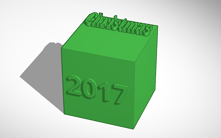 3D design Christmas present 2 | Tinkercad