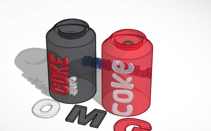3D design coke - Tinkercad