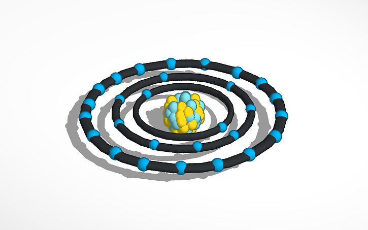 3D design Nickel Atom - Tinkercad