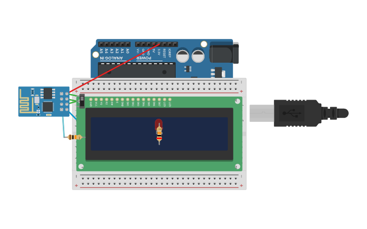 Circuit Design Esp8266 Temperature Weather Station Tinkercad