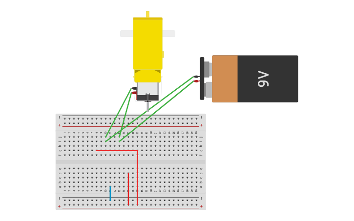 Circuit design Copy of Hobby-gearmotor - Tinkercad