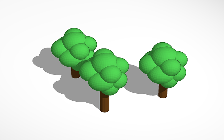 3D design Trees - Tinkercad
