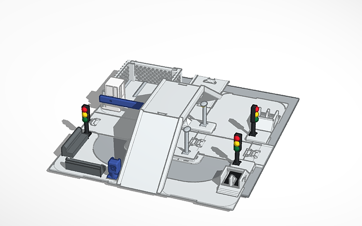 3D design Micro machines overpass | Tinkercad