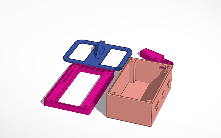 3D design Open_Press_Monitor-LCD_W-SW | Tinkercad