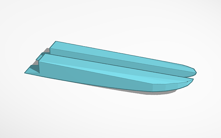 3D design rear sponson rc-rigger - Tinkercad