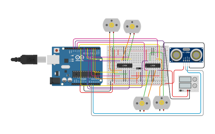 Circuit Design N°2 Segundo Parcial Tinkercad
