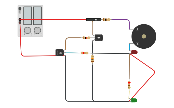 Circuit design Short circuit protection - Tinkercad