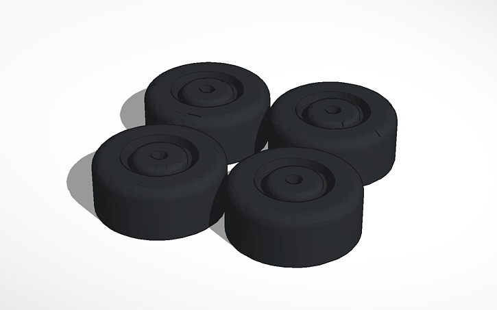 3D design Toy Car Wheels 24 mm | Tinkercad