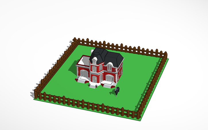 3d Design Fancy Houseidk Tinkercad 5433