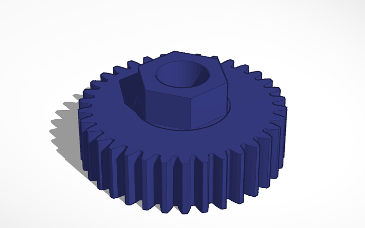 3D design TL01 Drive Gear - Tinkercad
