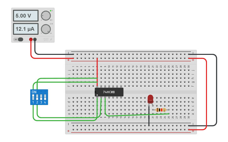 Circuit Design Gerbang And Tinkercad