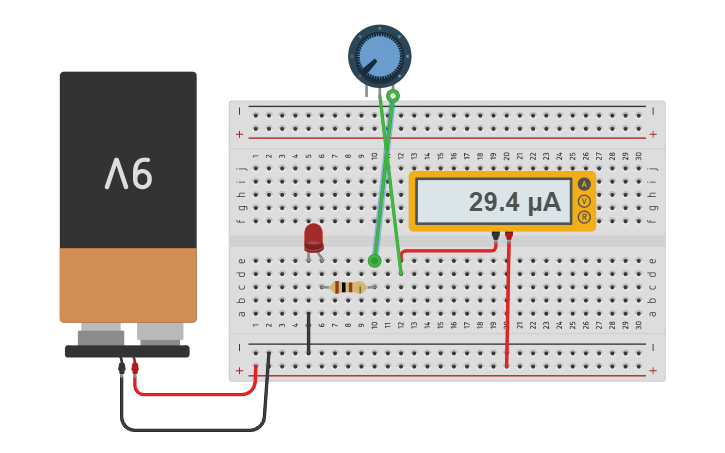 Circuit design What is potentiometer? - Tinkercad