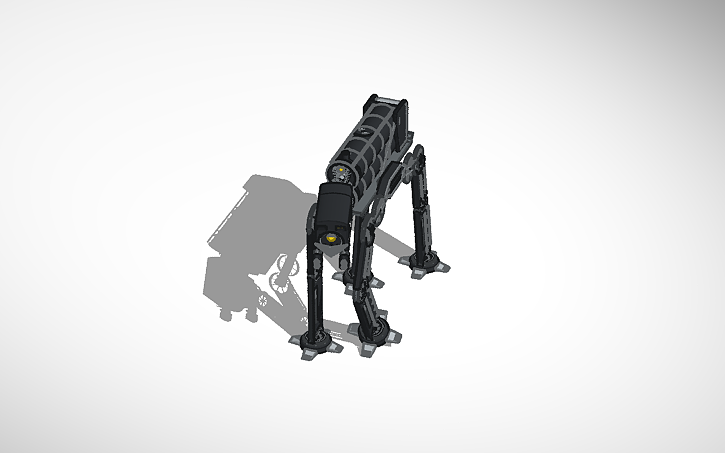 3D design ATT-AW ( All Terrain Train Armored Walker - Tinkercad