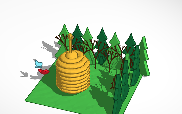 3D design Bee Hive | Tinkercad