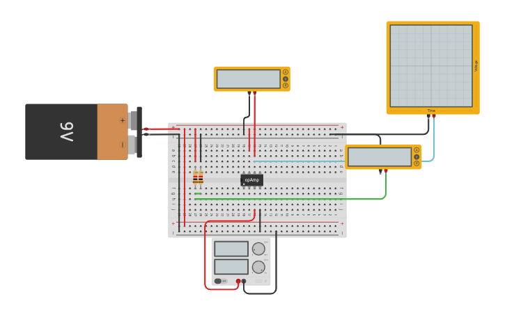 Circuit Design Non Inverting Comparator Tinkercad