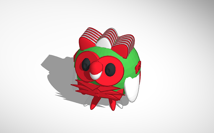 3D design Rowlet Canadian form | Tinkercad