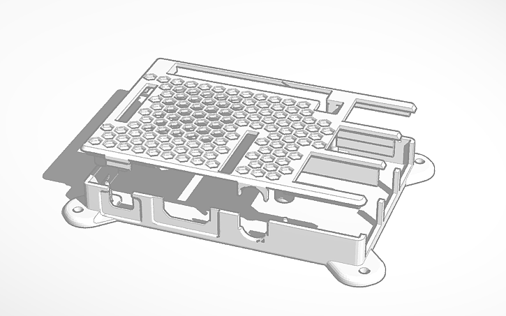 3D design Raspberry Pi 3b Case - Tinkercad