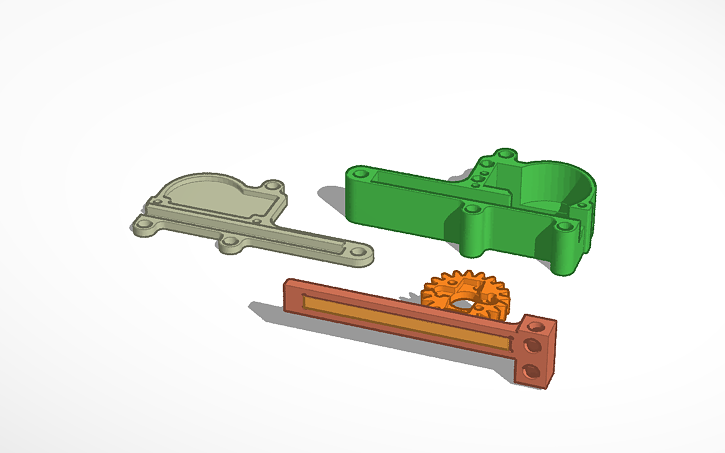 3d Design Linear Actuator Tinkercad