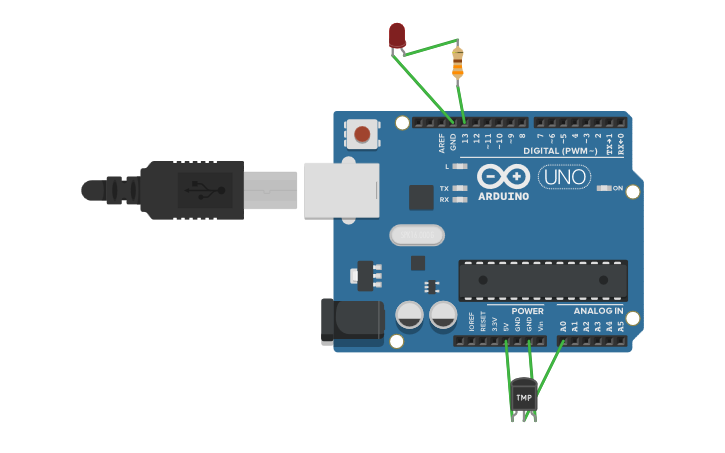 Circuit design TP4 - Actividad 1 - Tinkercad