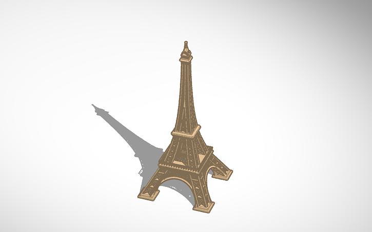 3D design Eiffel tower | Tinkercad