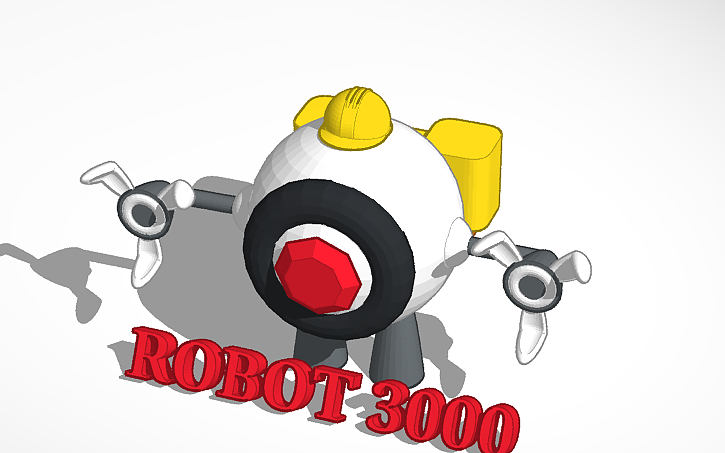 3d Design Robot 3000 Tinkercad