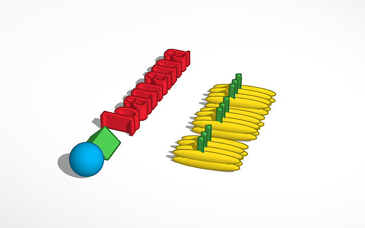 3D design banana - Tinkercad