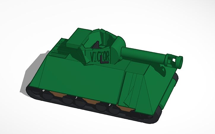 3D design Tank Destroyer - Tinkercad