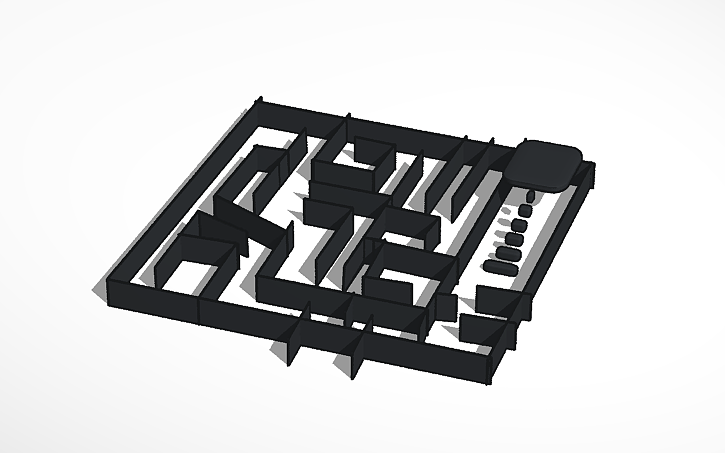 3D design Labirint - Tinkercad